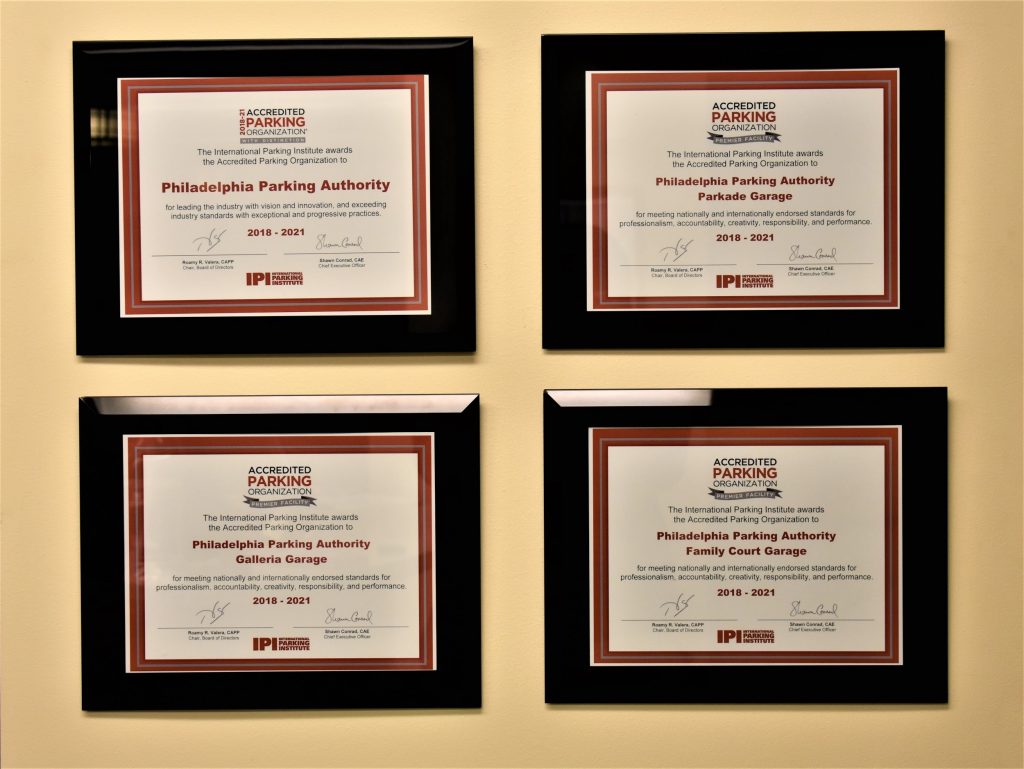 Awards & Recognitions | The Philadelphia Parking Authority